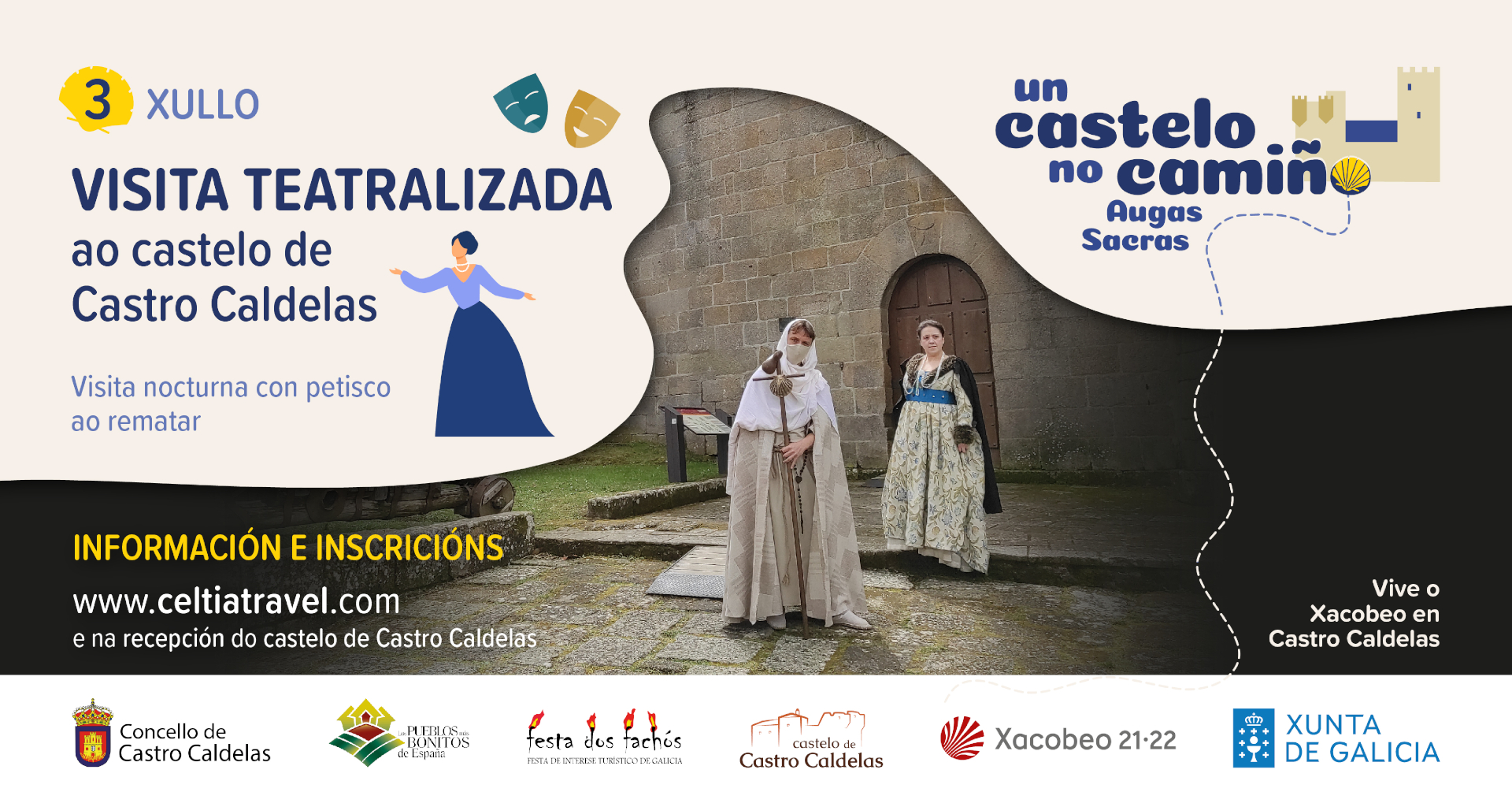 Visita teatralizada ao castelo de Castro Caldelas – Celtia Travel